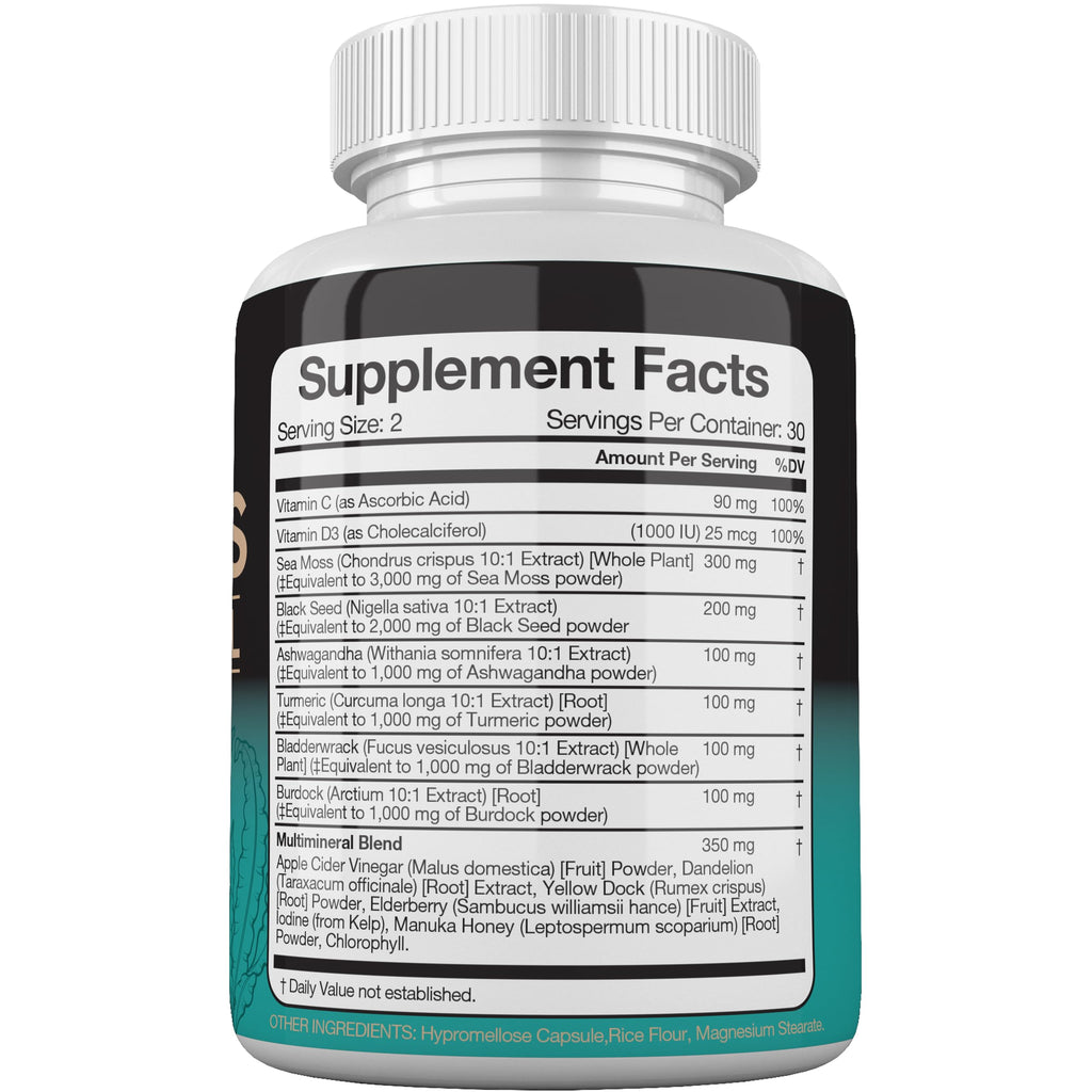 ginger infused vitamin and mineral capsules
