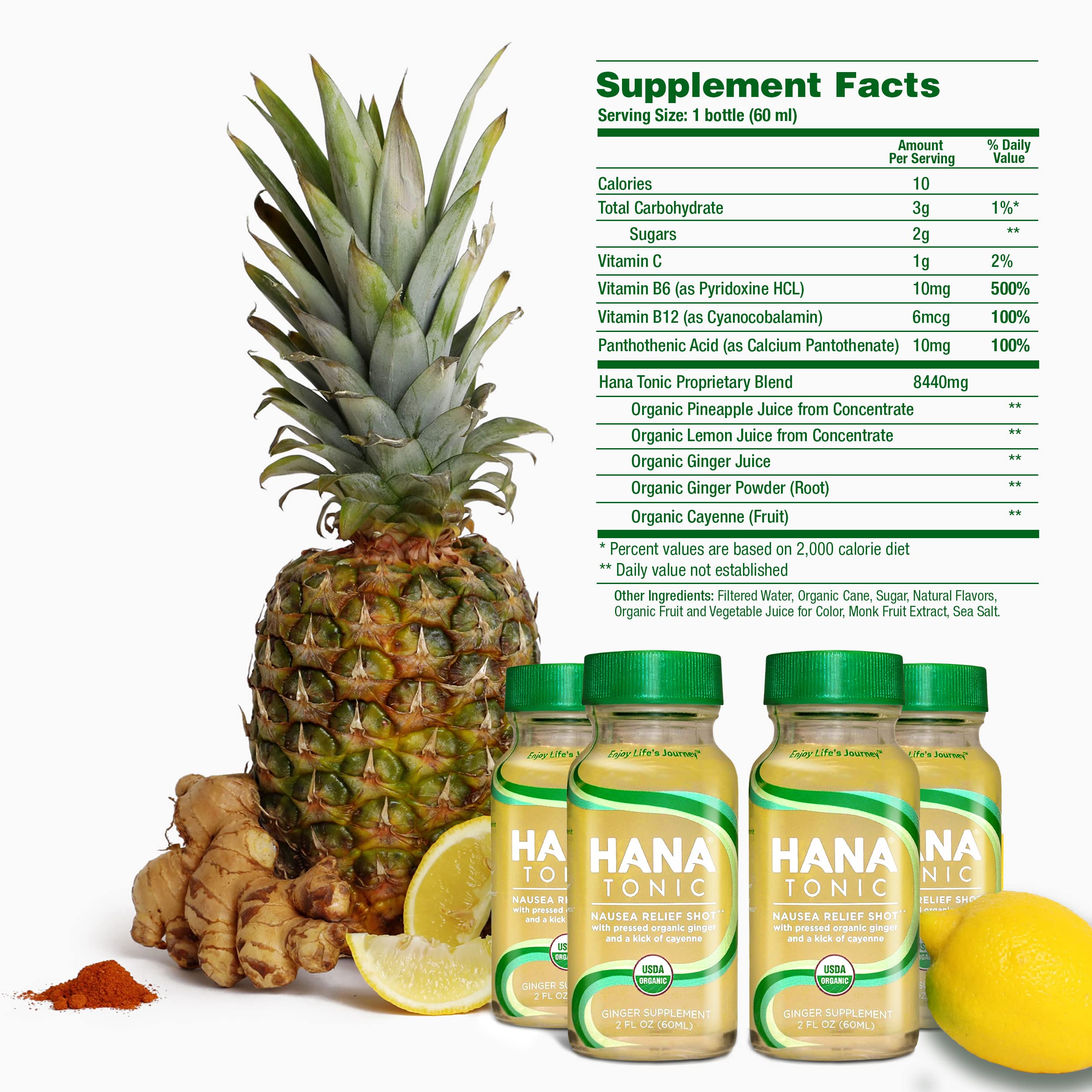 ginger lemon pineapple blend