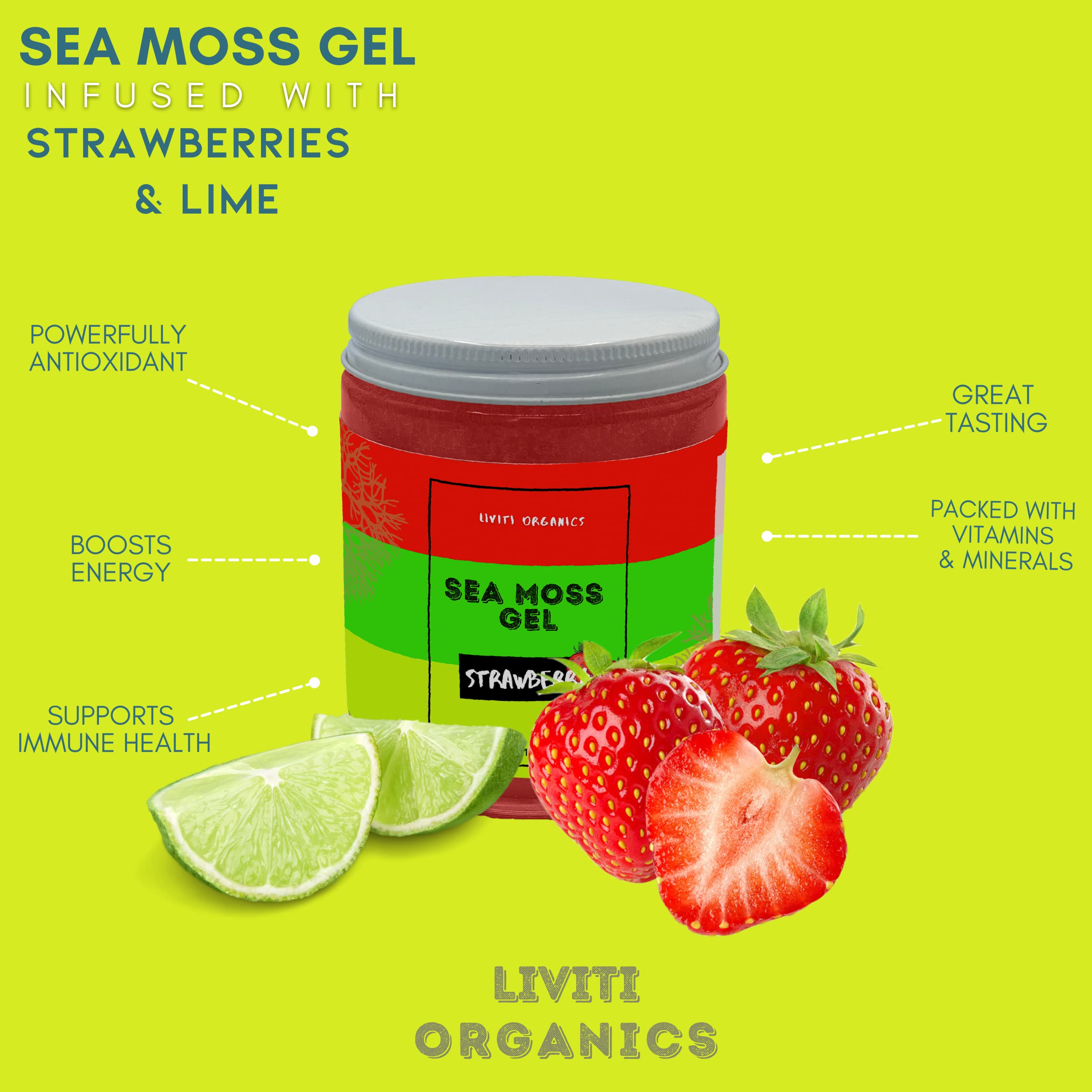 ginger lime honey sea moss gel