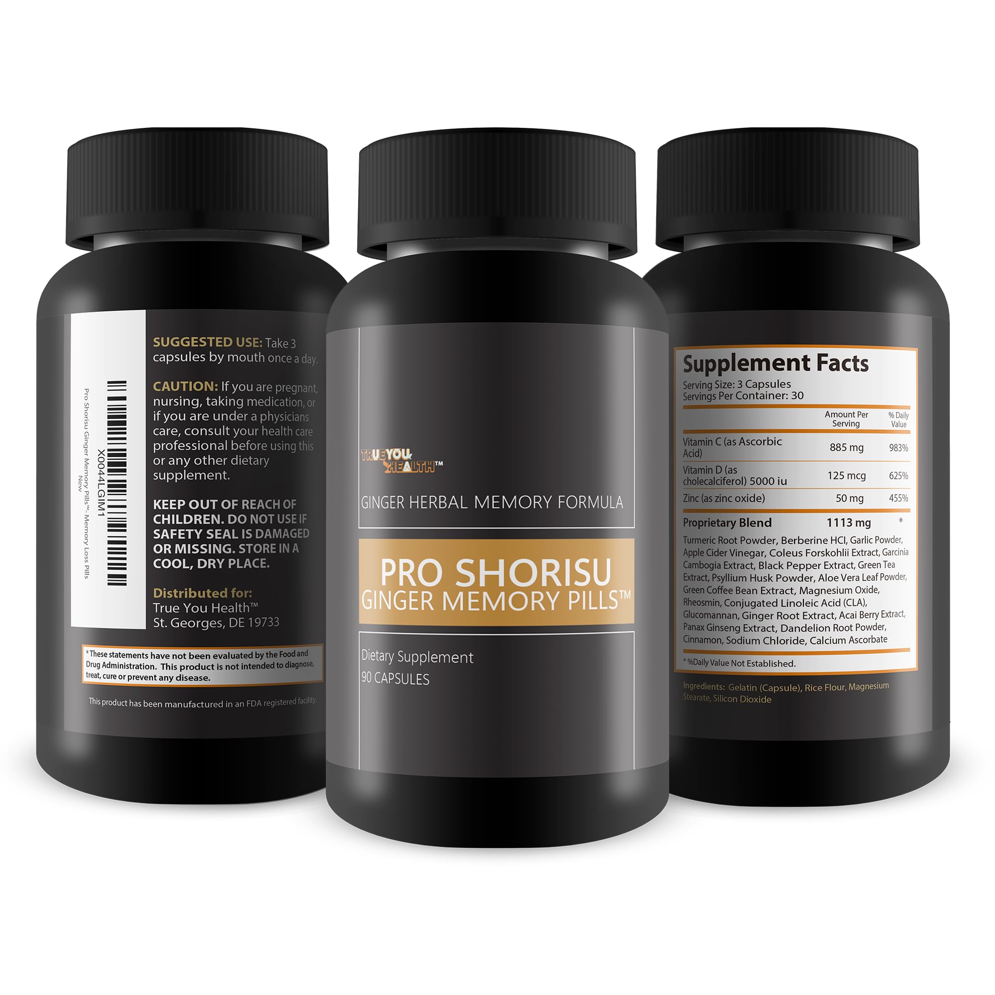 ginger memory pills for daily use