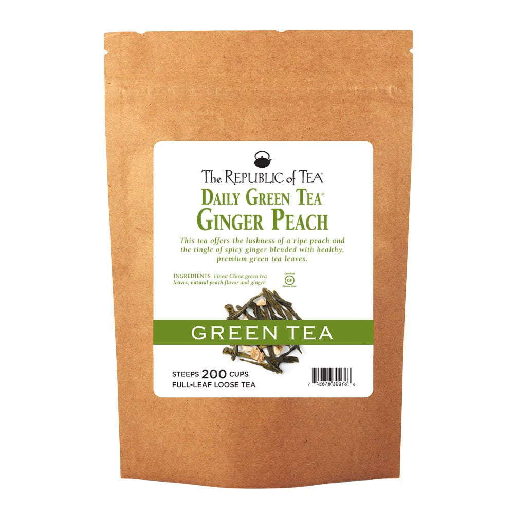 Ginger Peach Green Tea for refreshing brews