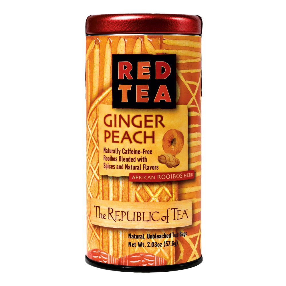 Ginger Peach Herbal Tea Bags