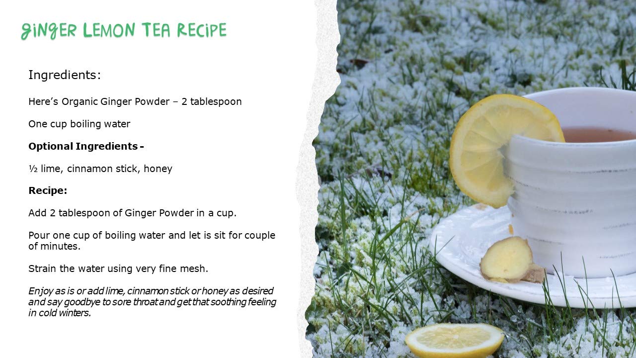 ginger powder for ginger ale