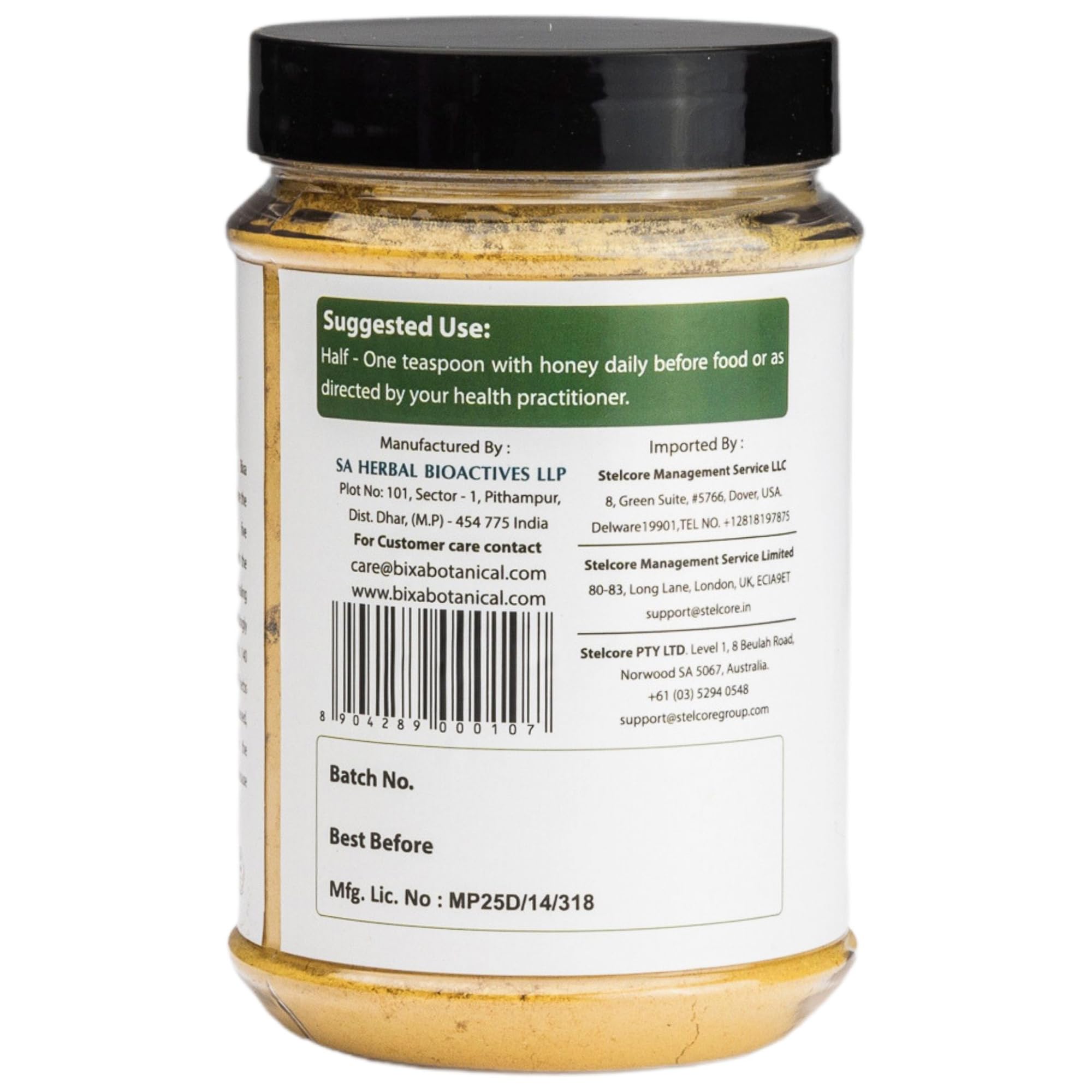 Ginger powder for immune support