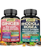 Ginger Rhodiola Rosea herbal duo