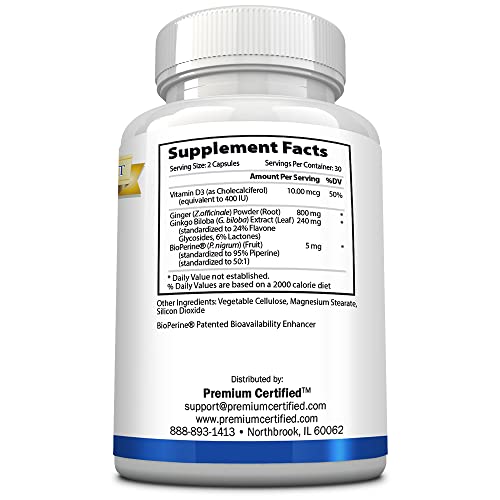 ginger root and ginkgo biloba synergy