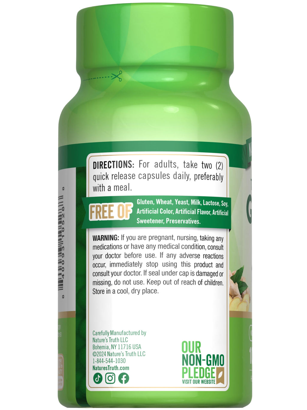 ginger root capsules for digestive health