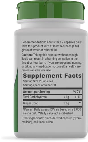 ginger root capsules for holistic health