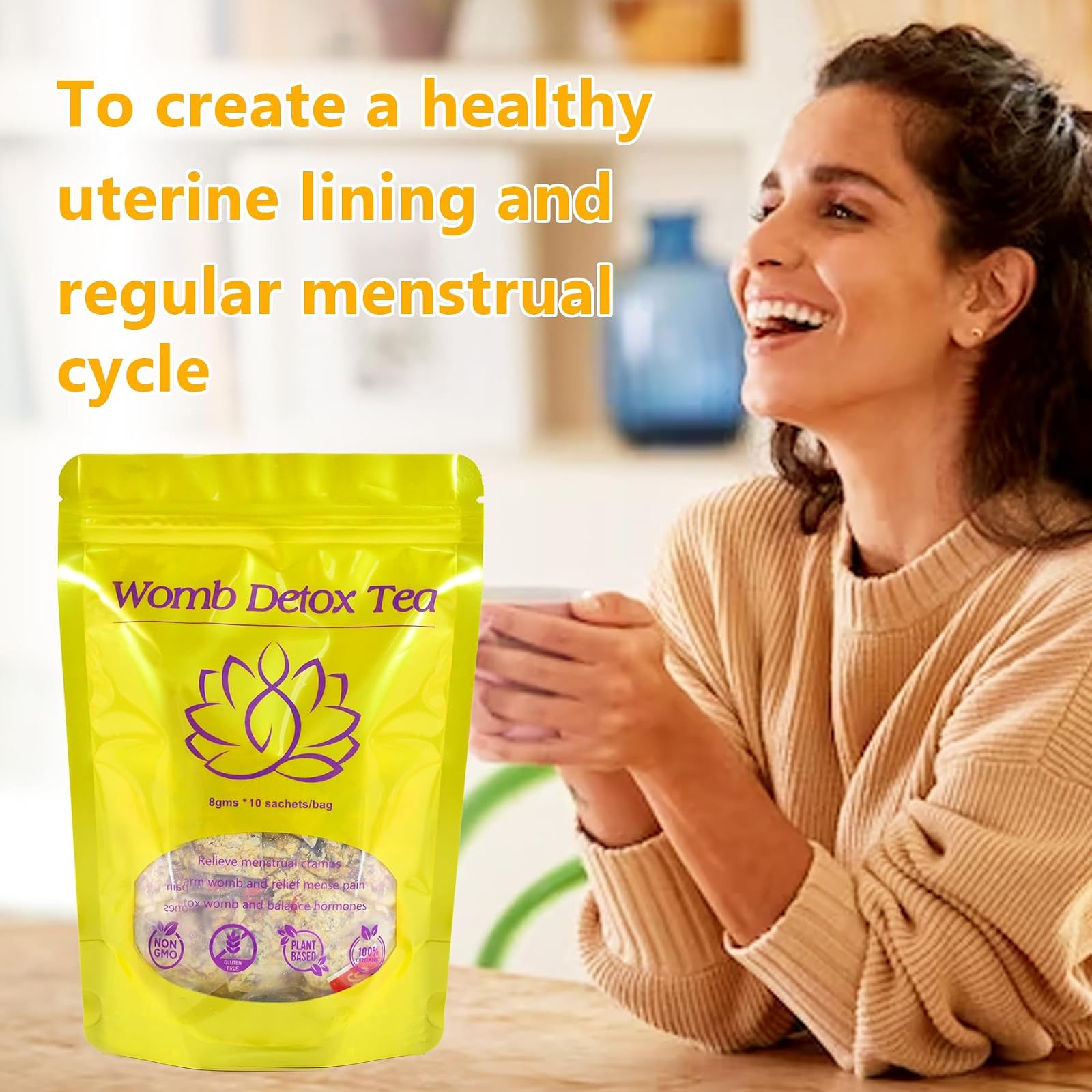Ginger root womb detox tea
