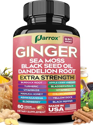 Ginger Sea Moss multivitamin capsules