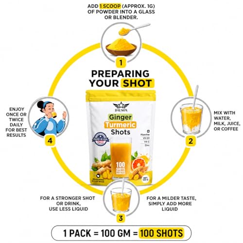 Ginger shots to enhance immunity
