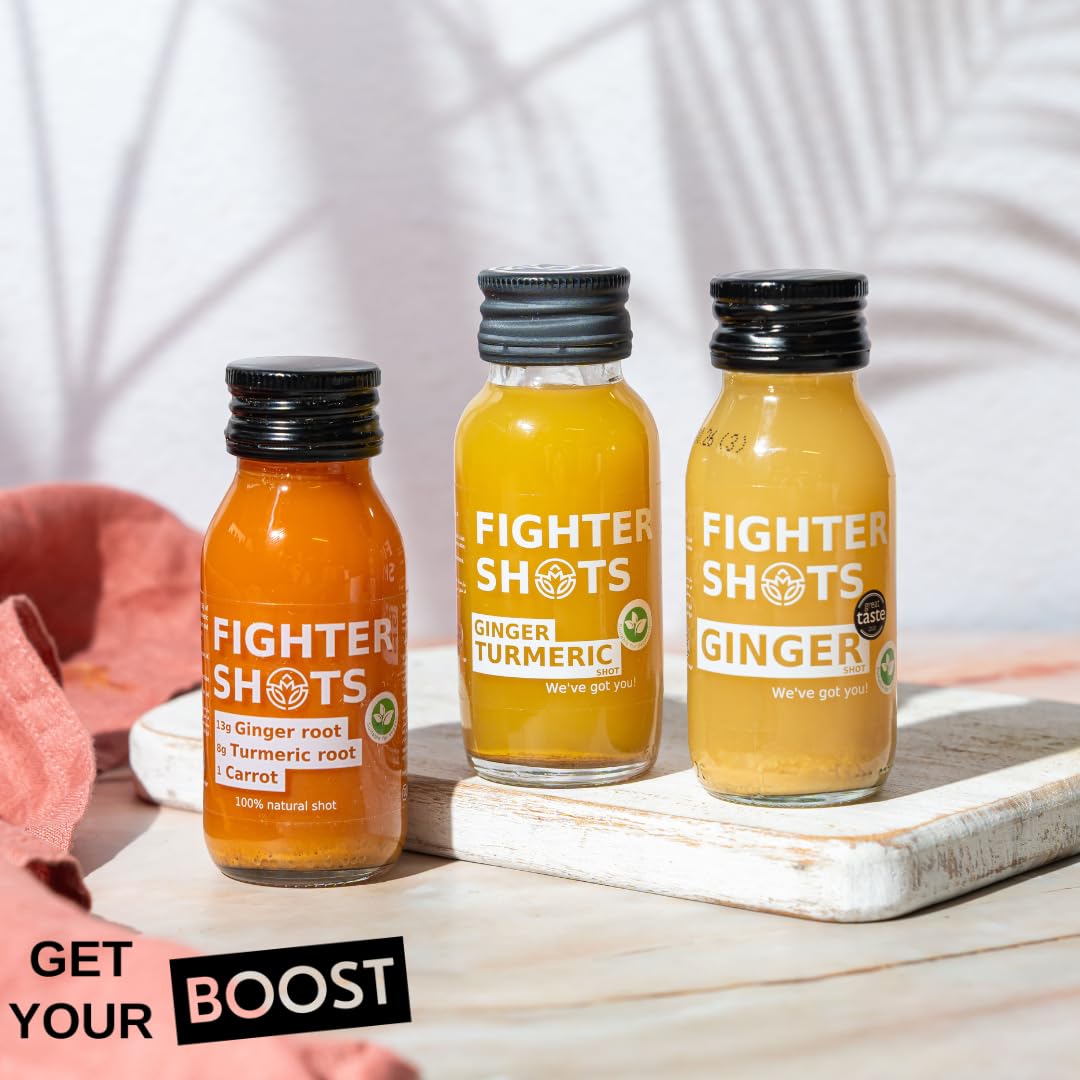 ginger shots with turmeric infusion