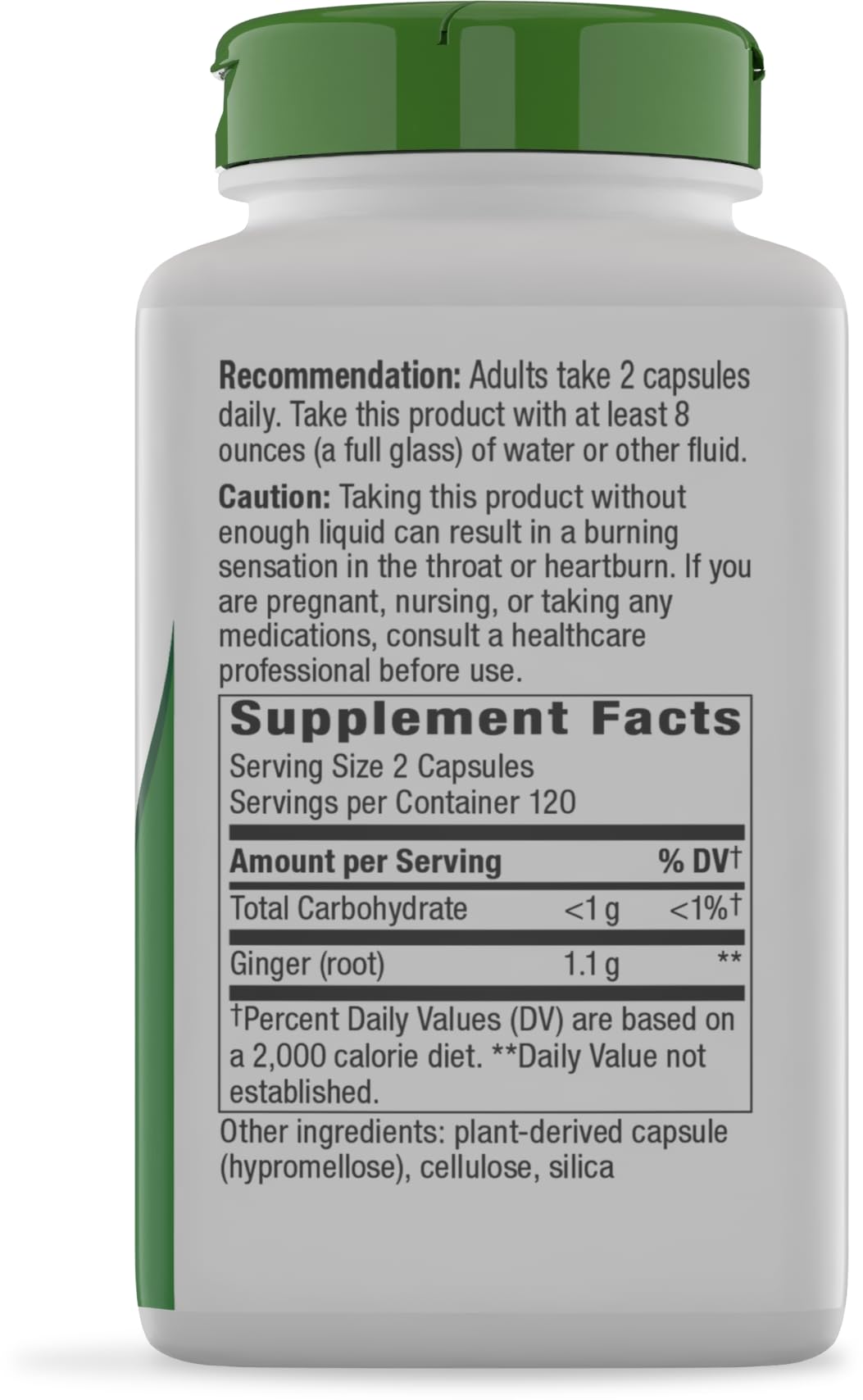 Ginger supplement for immune support