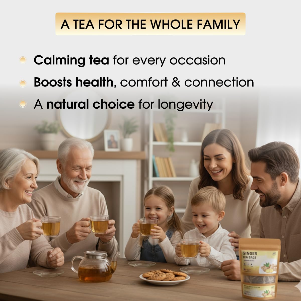ginger tea bags for cold relief