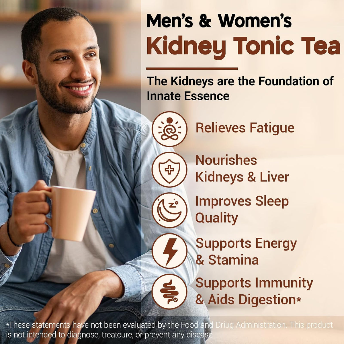 Ginger tea blend for vitality