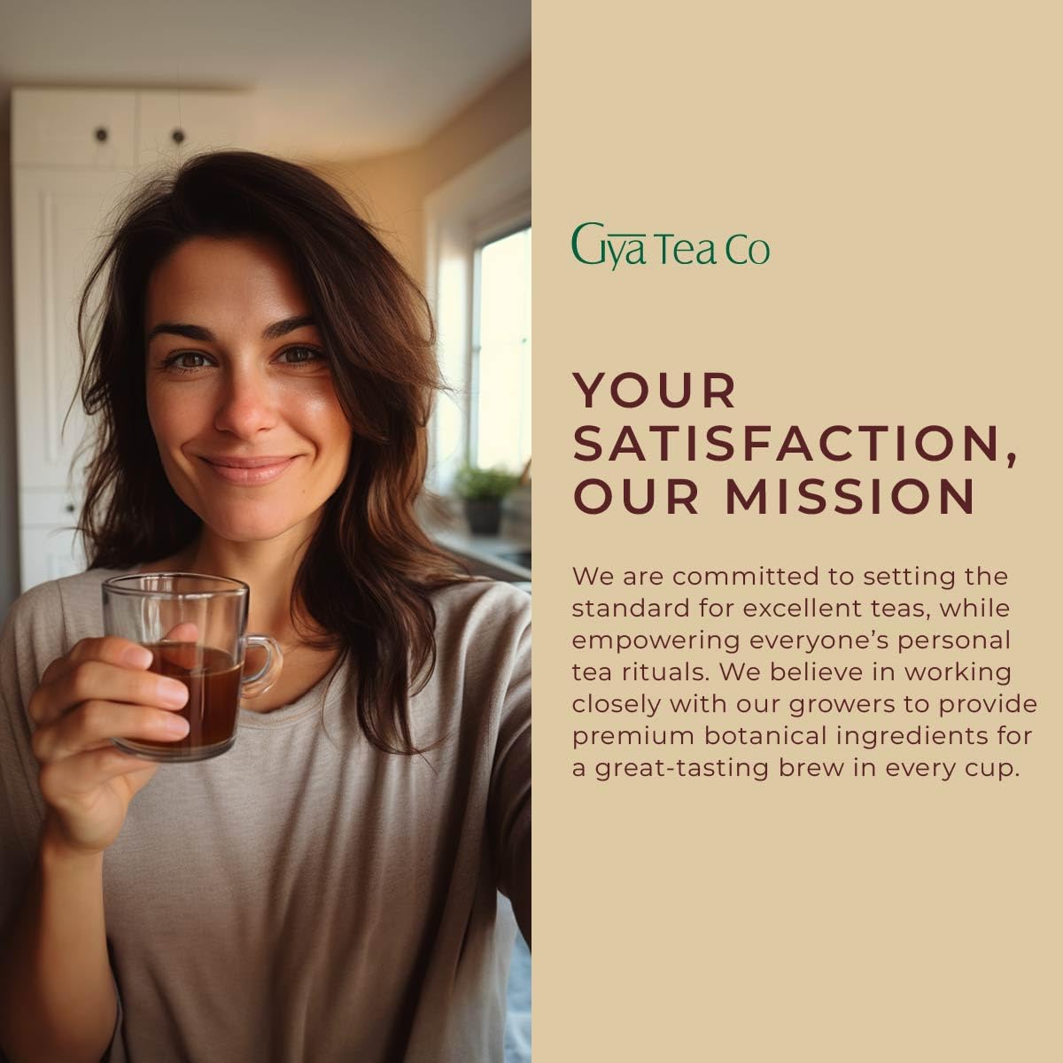 ginger tea blend with citrus mint
