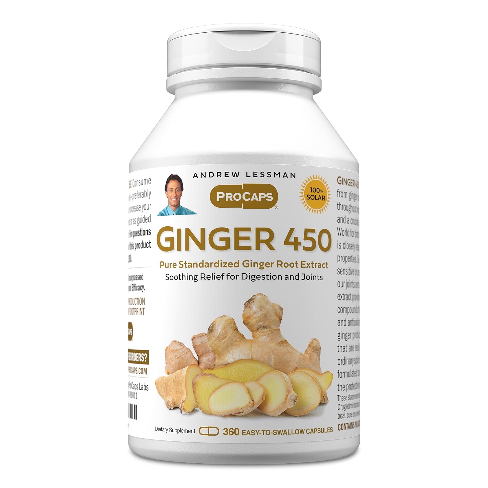 Ginger tea capsules for digestion