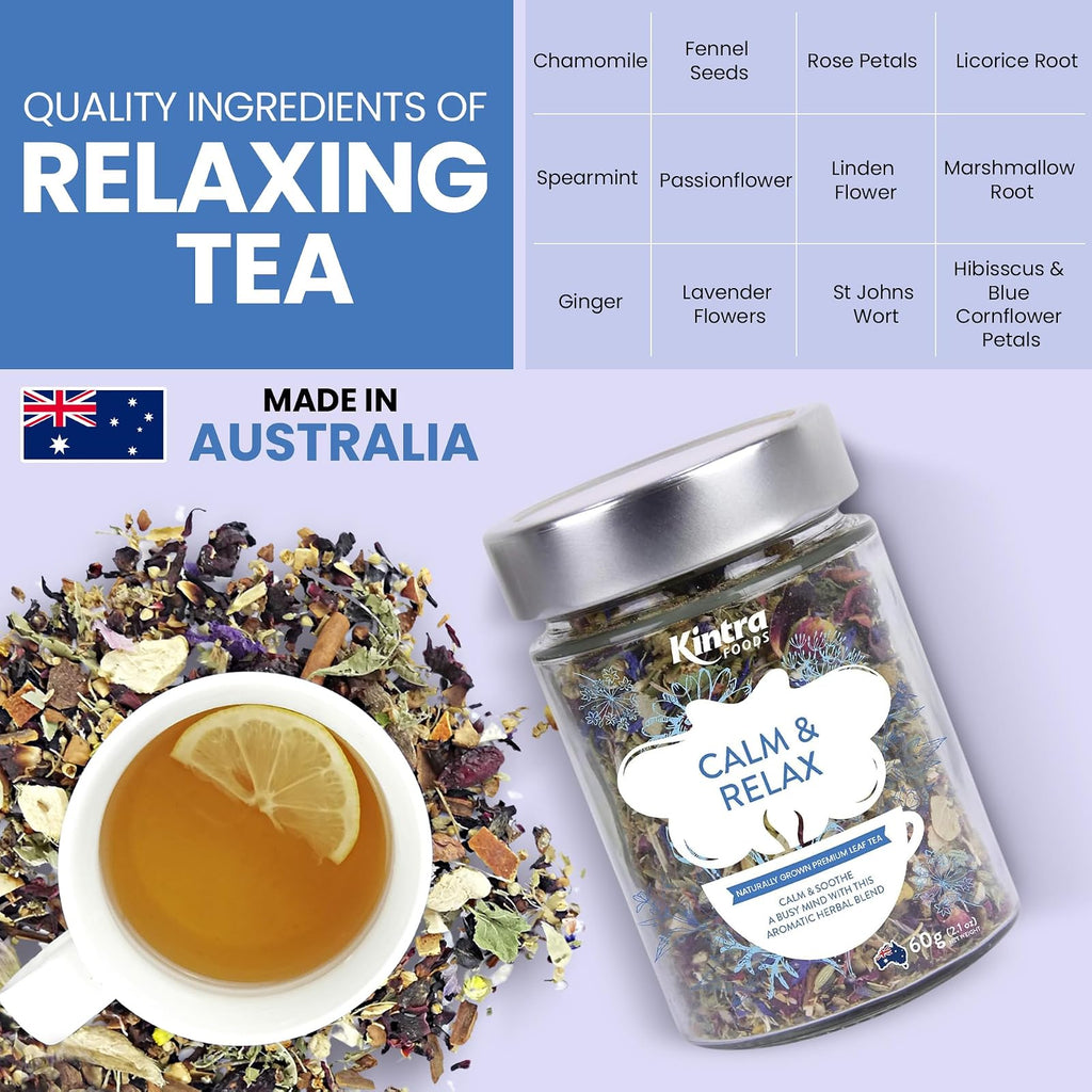 ginger tea for calming effects