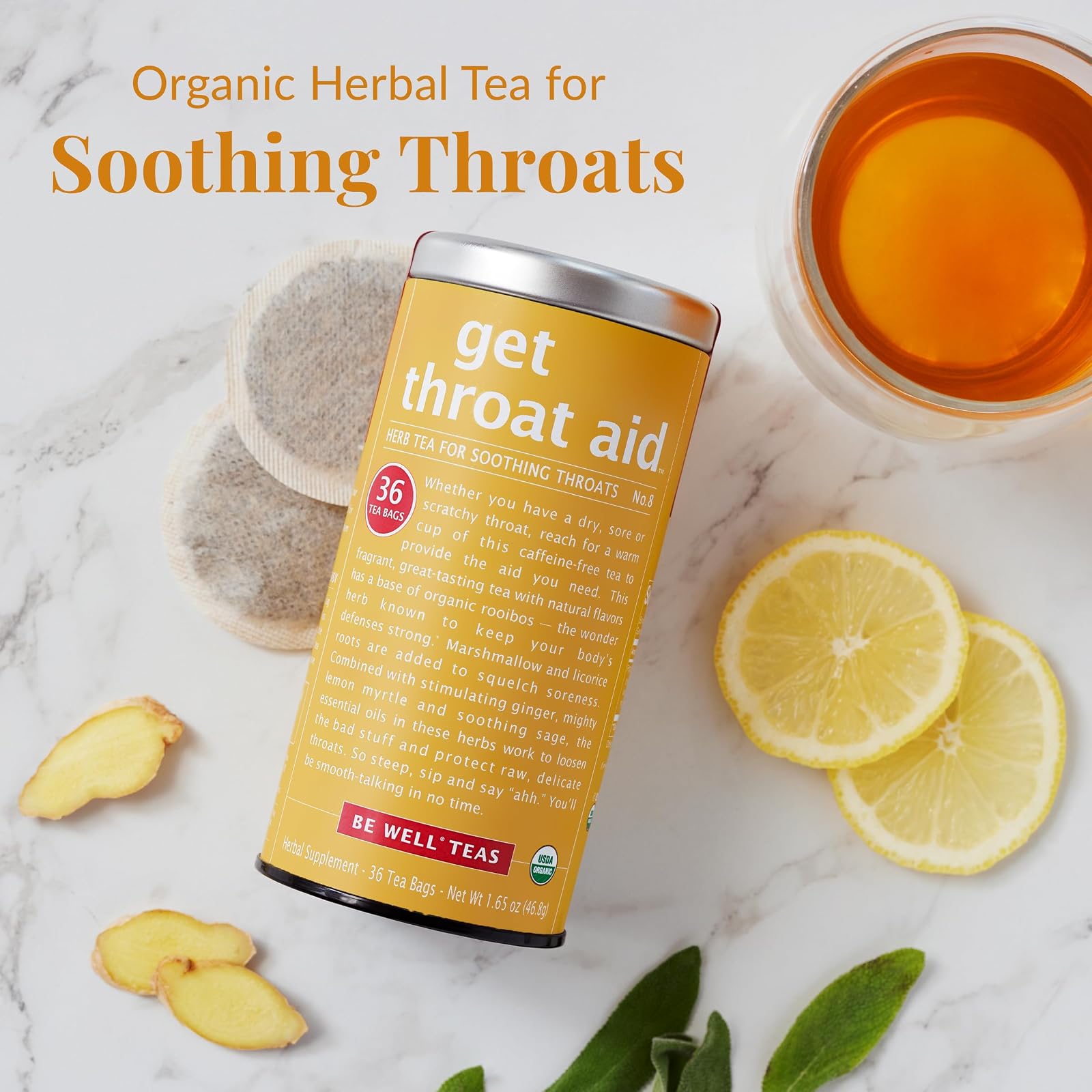 ginger tea for throat comfort