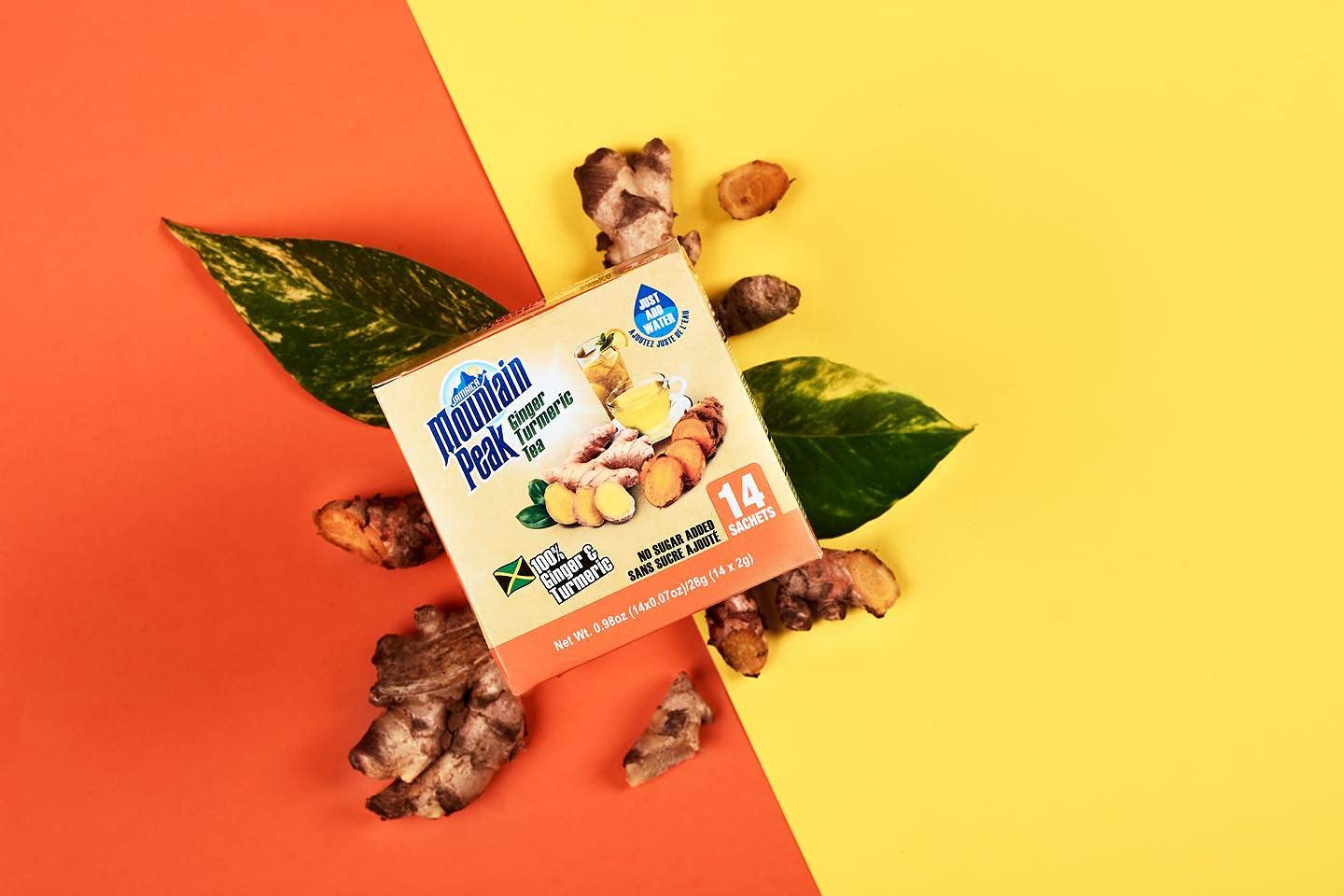 ginger tea sachets for wellness