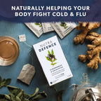 ginger tea to ease cold symptoms