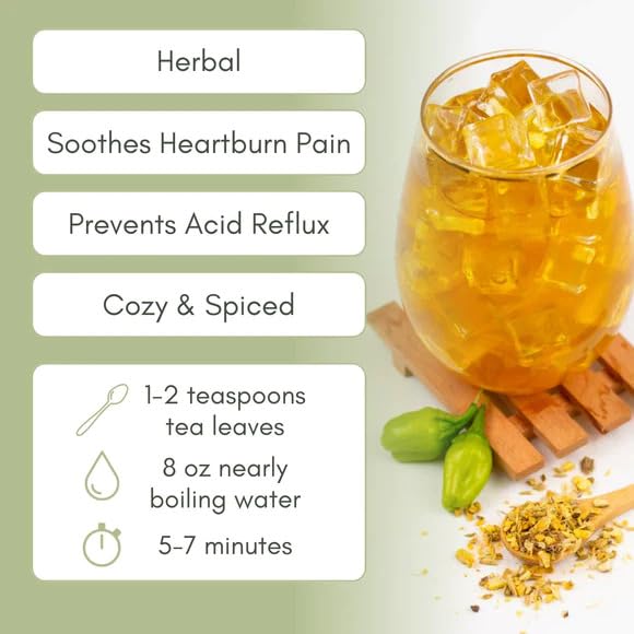 ginger tea to ease heartburn