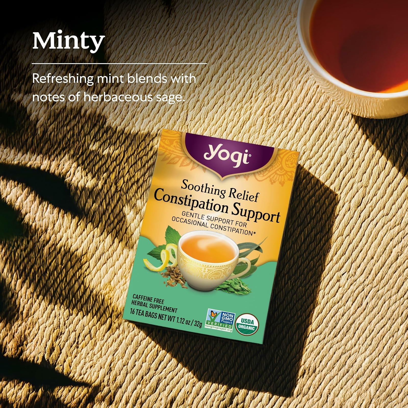 ginger tea to ease stomach discomfort