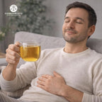 ginger tea to ease throat irritation