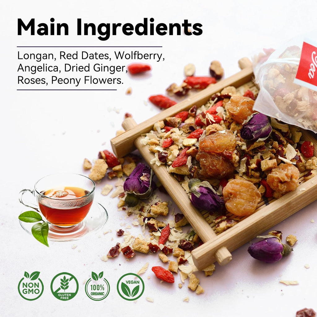 Ginger tea to support reproductive health