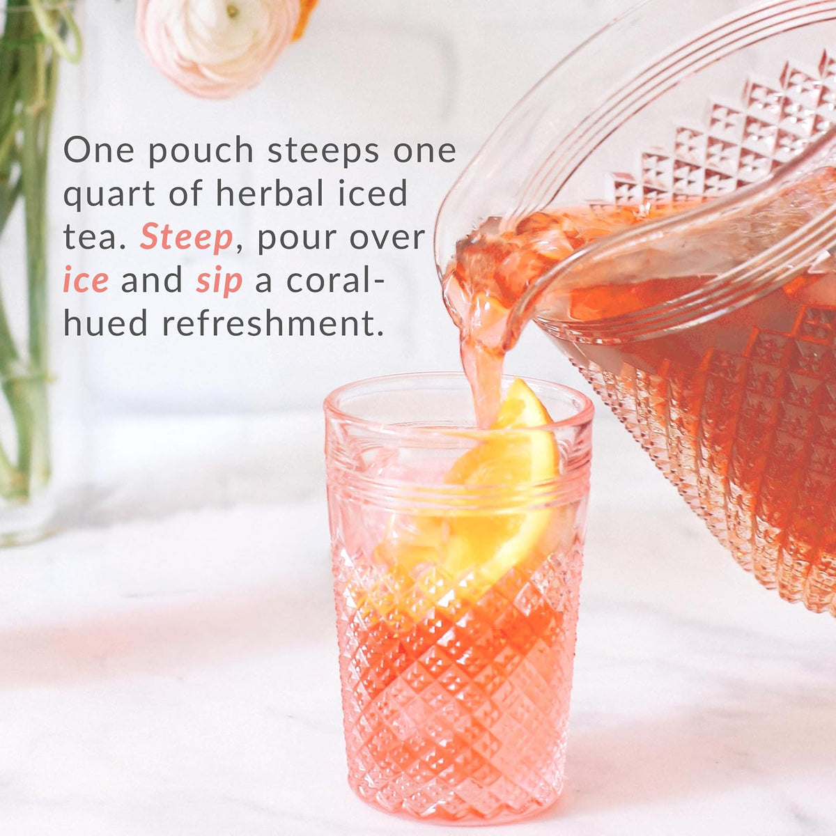 Ginger tea with berry flavour