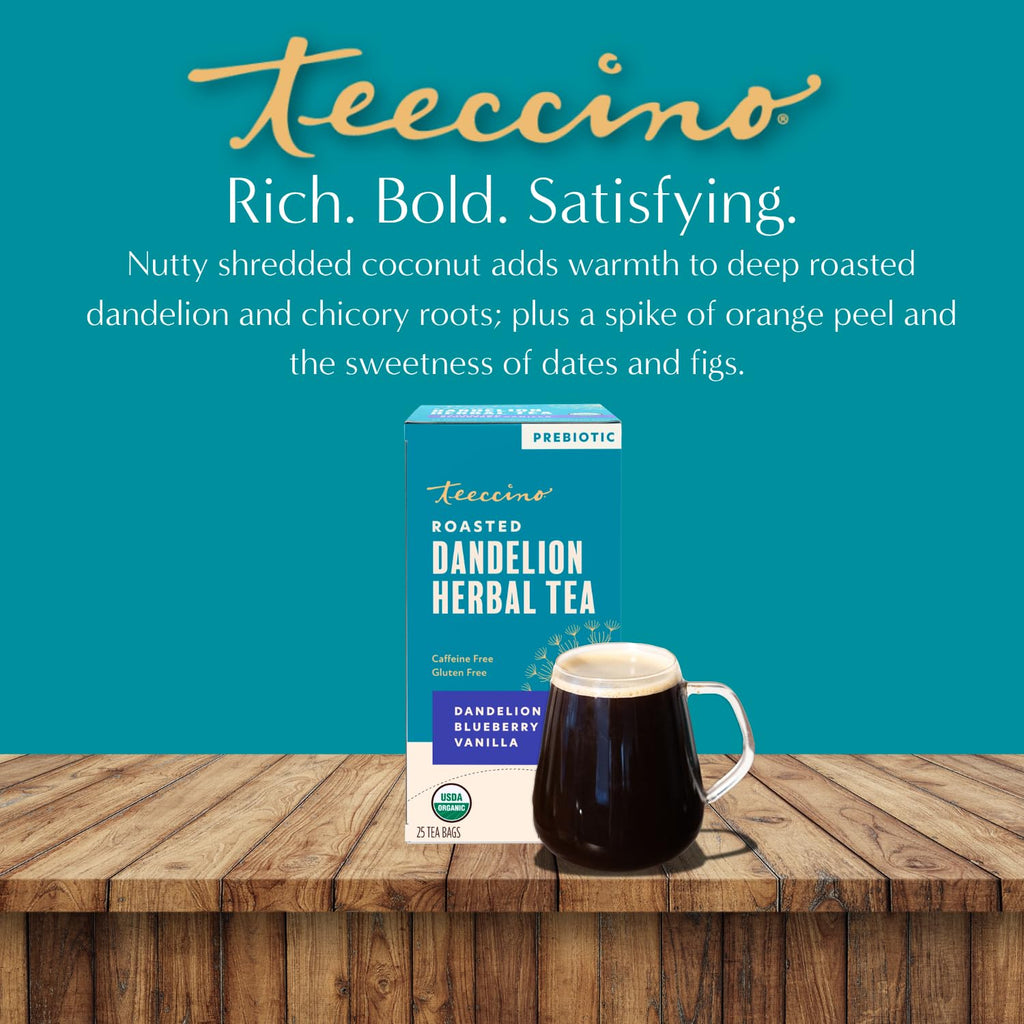 Ginger tea with blueberry flavor