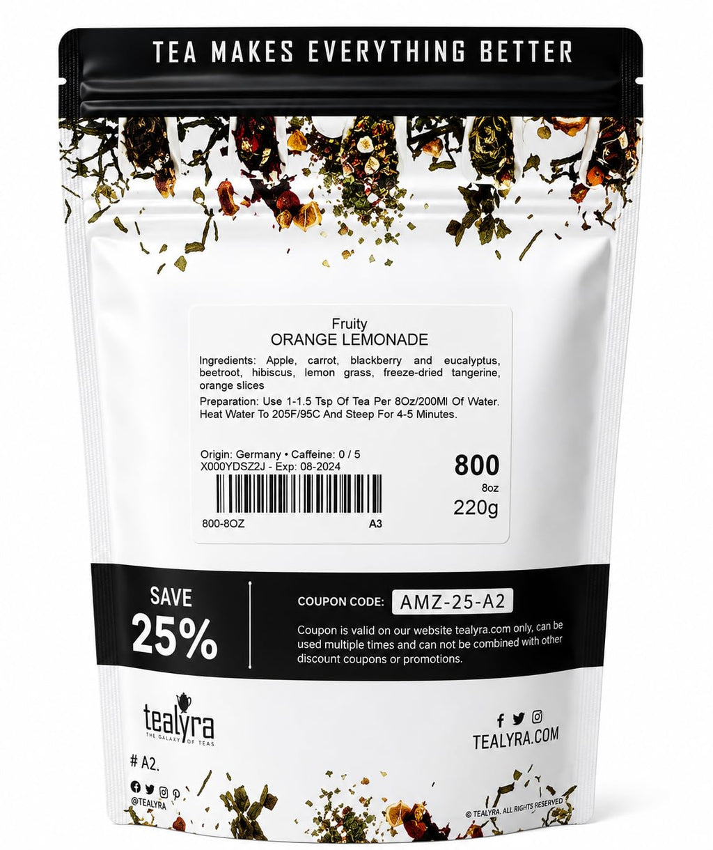 ginger tea with citrus flavour
