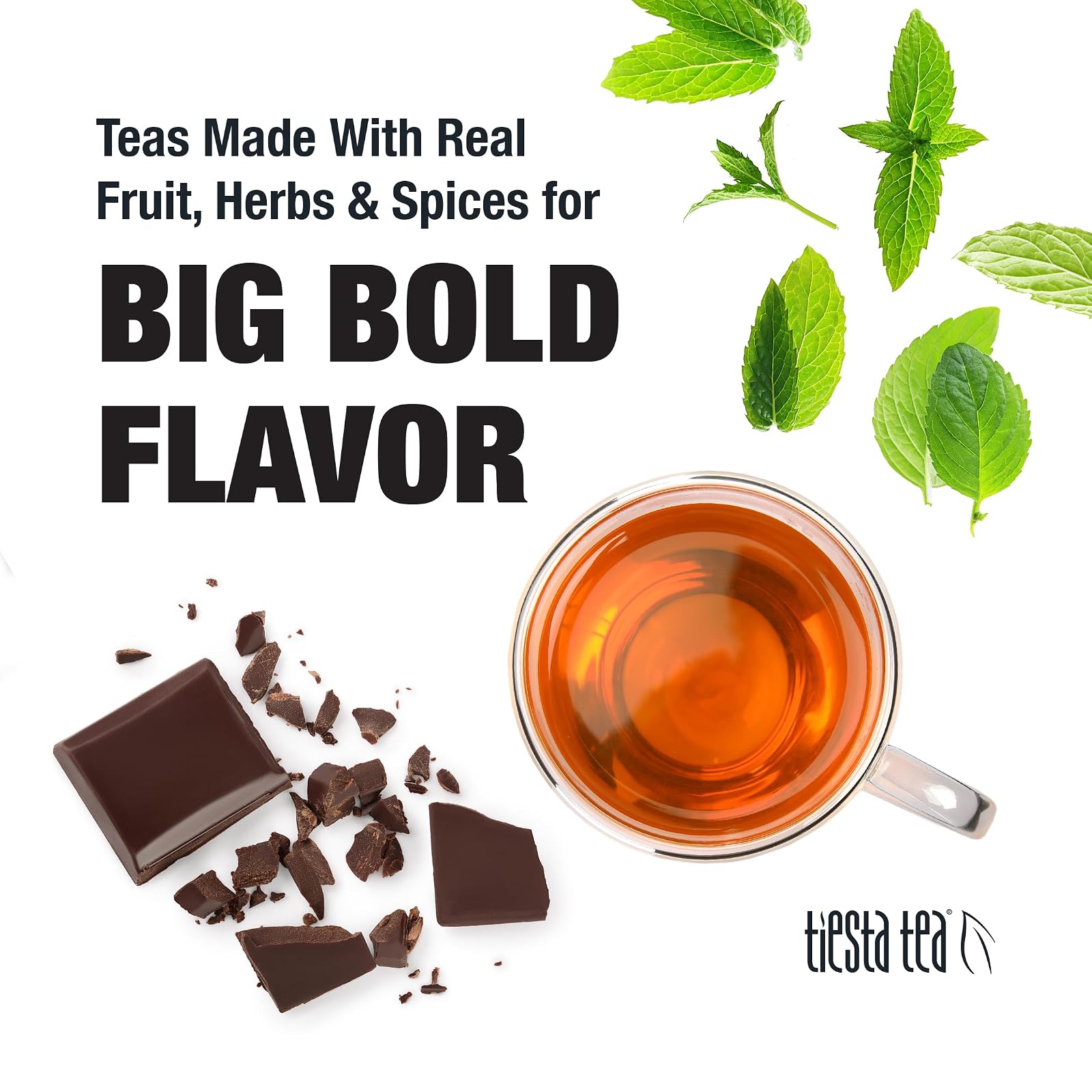 Ginger tea with cocoa flavour