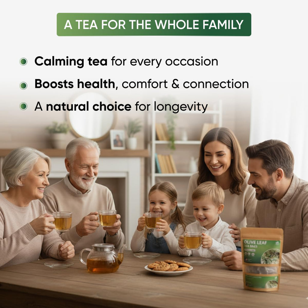 ginger tea with olive leaf