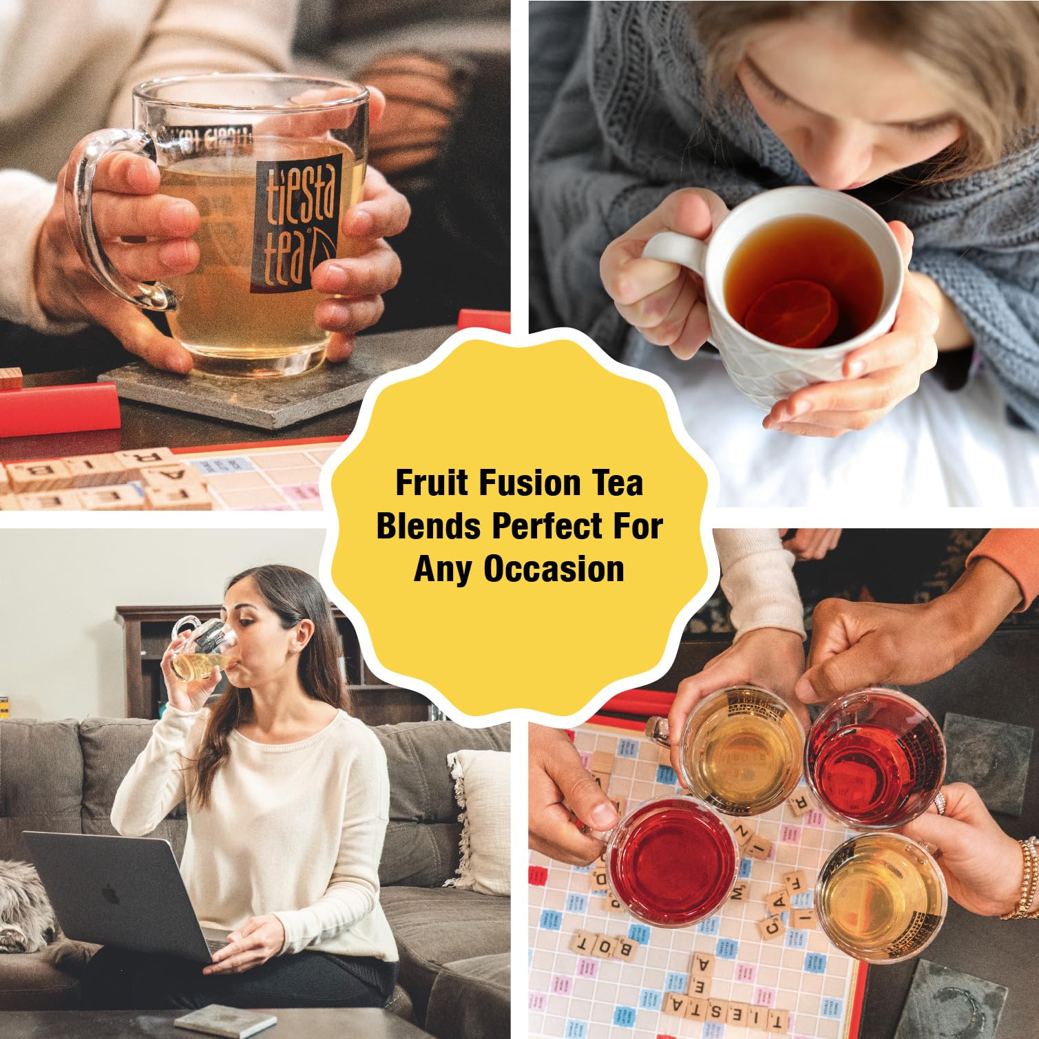 ginger tea with strawberry kiwi notes