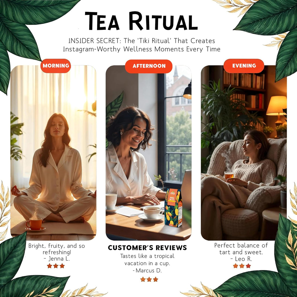 ginger tea with tropical flavours