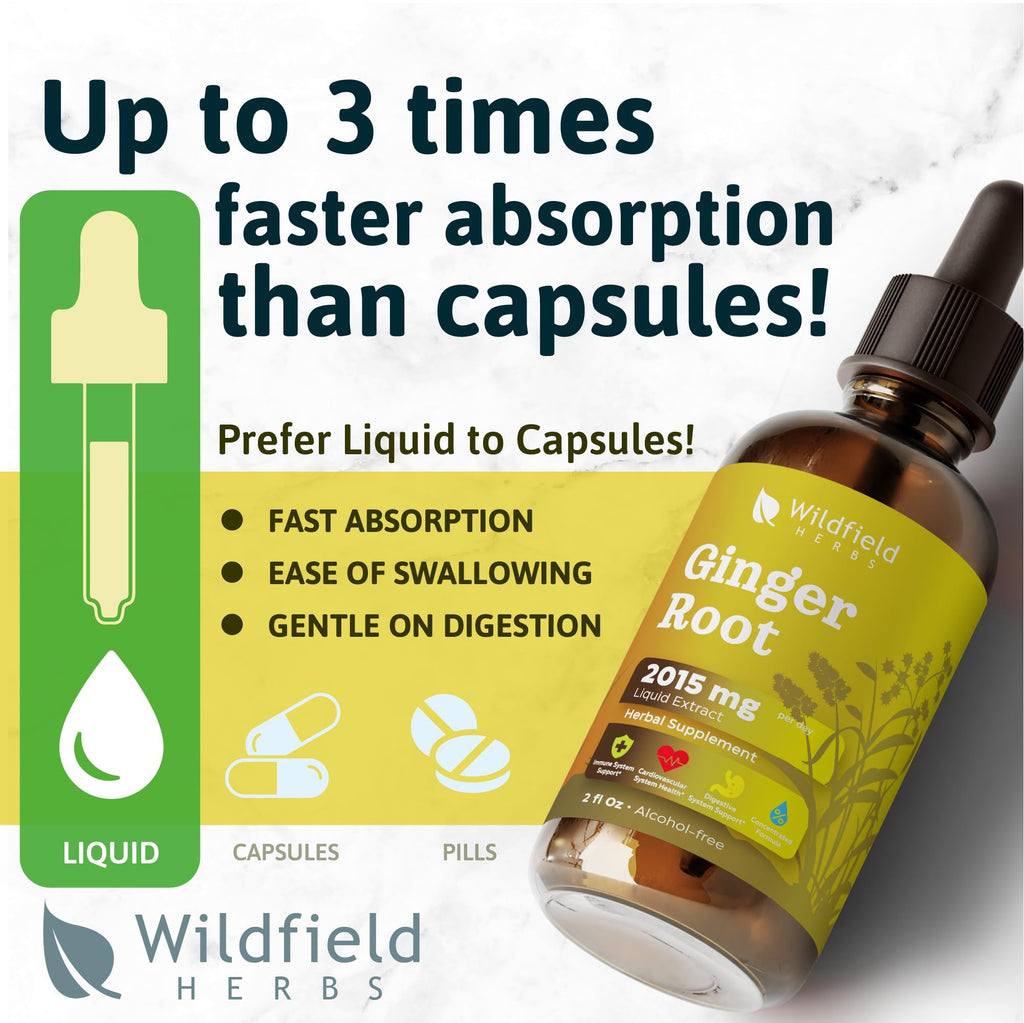 Ginger tincture for daily health boost