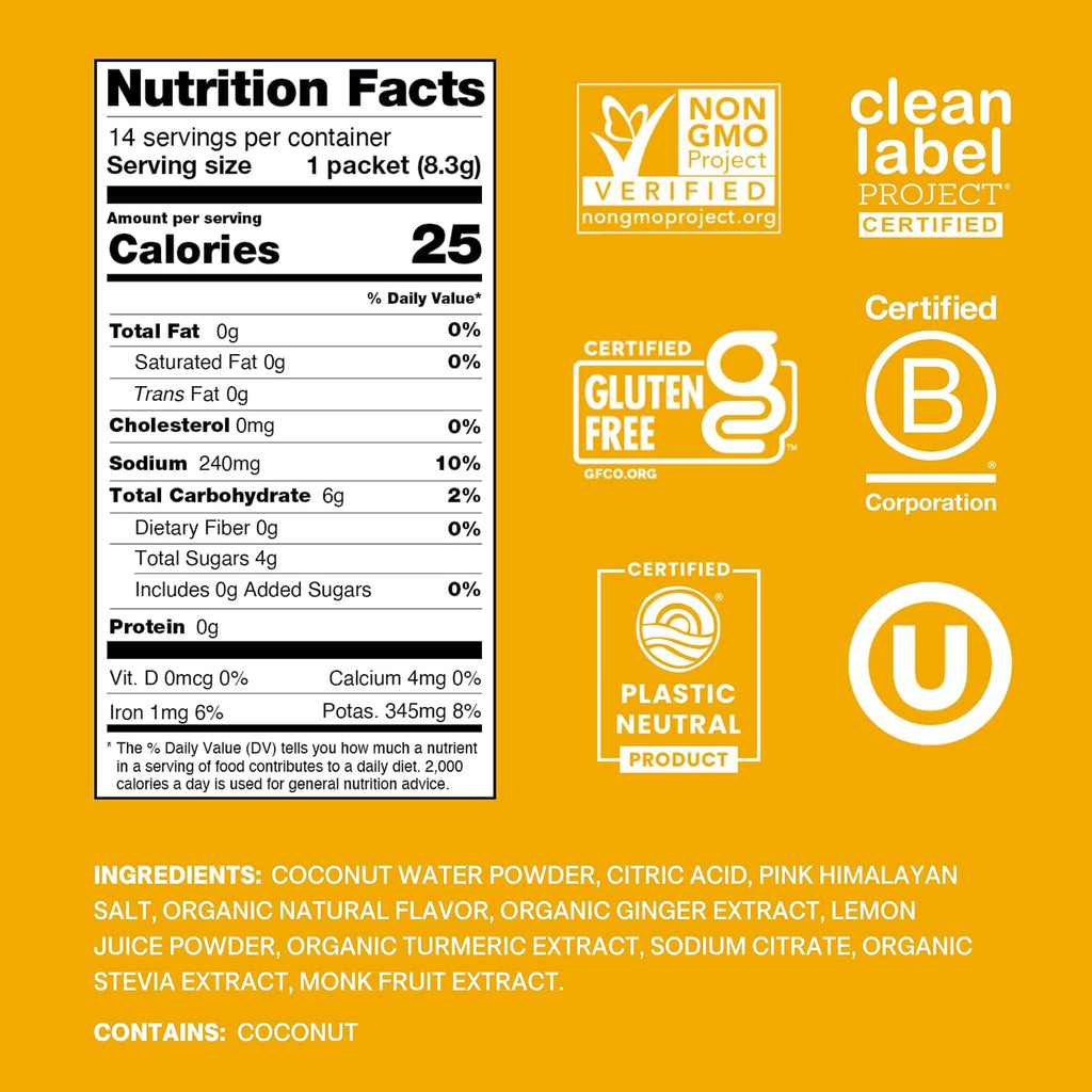 ginger turmeric electrolyte powder benefits