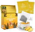 Ginger-Turmeric herbal tea bags for wellness
