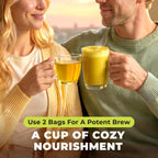 Ginger turmeric tea for wellness