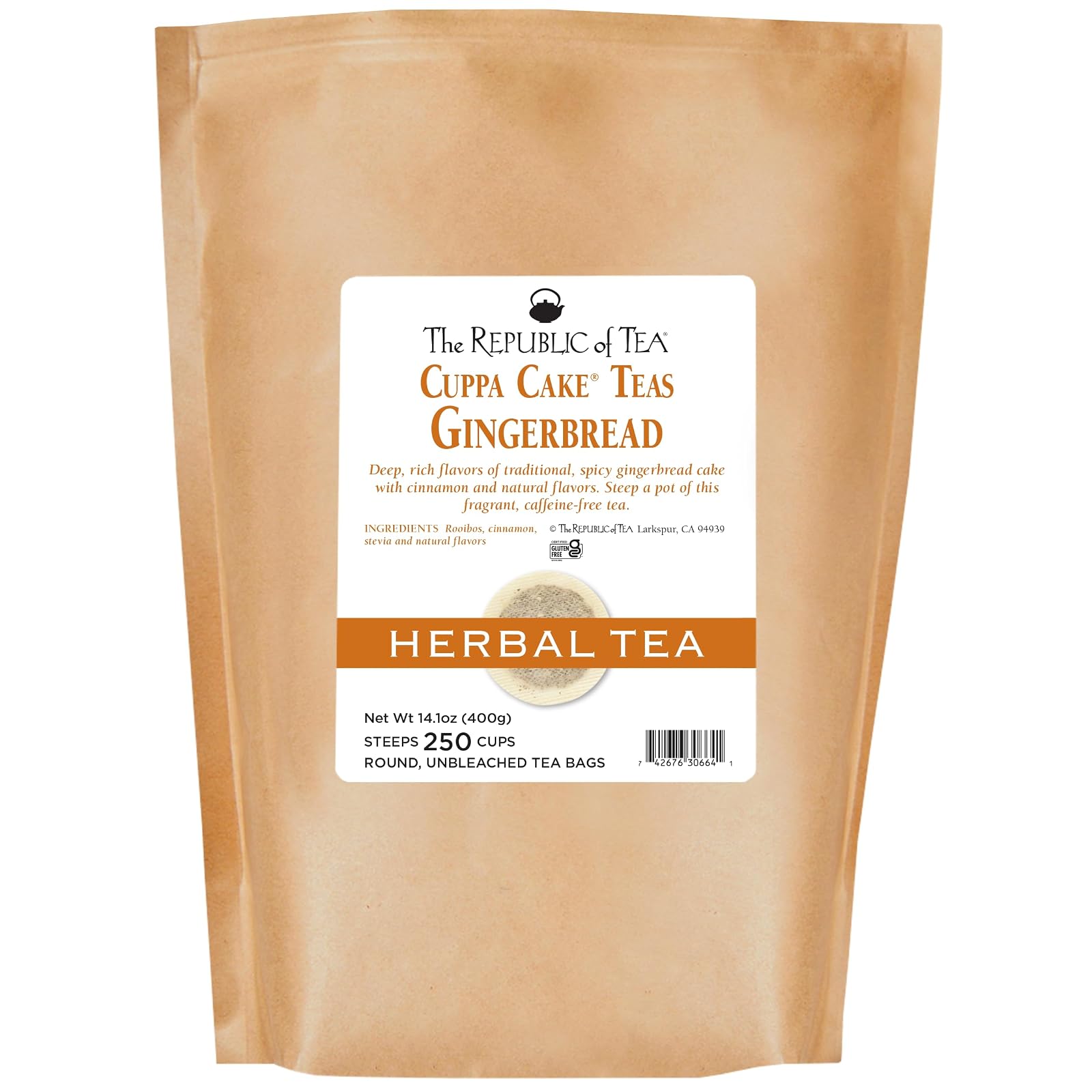 Gingerbread cuppa cake herbal tea