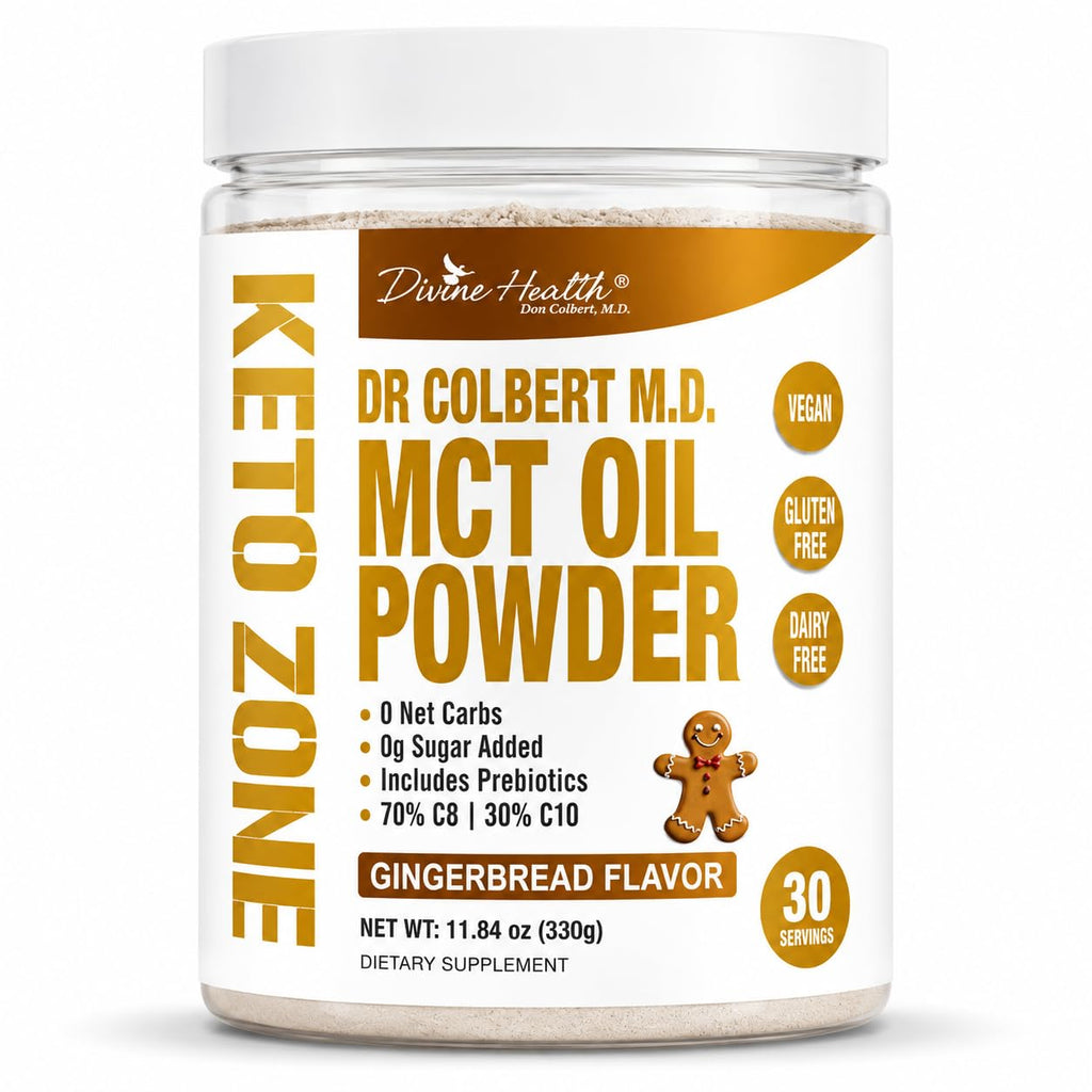 Gingerbread flavored MCT oil supplement