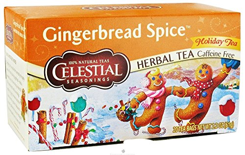 Gingerbread spice herbal tea bags