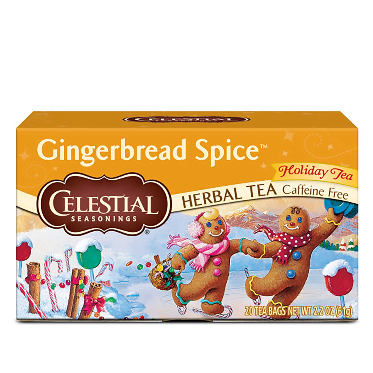 Gingerbread spice herbal tea bags