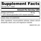 Ginkgo-24 40 mg cognitive support