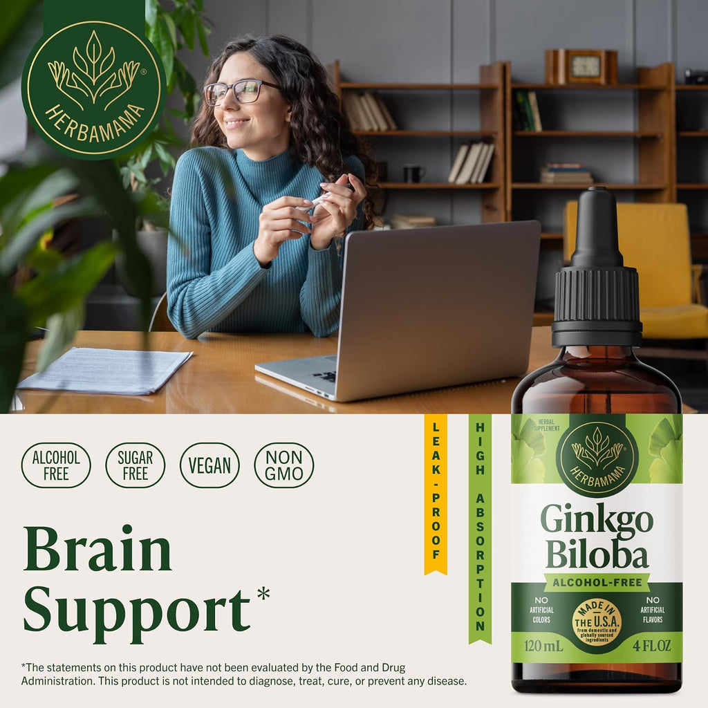 Ginkgo Biloba 500 mg herbal supplement