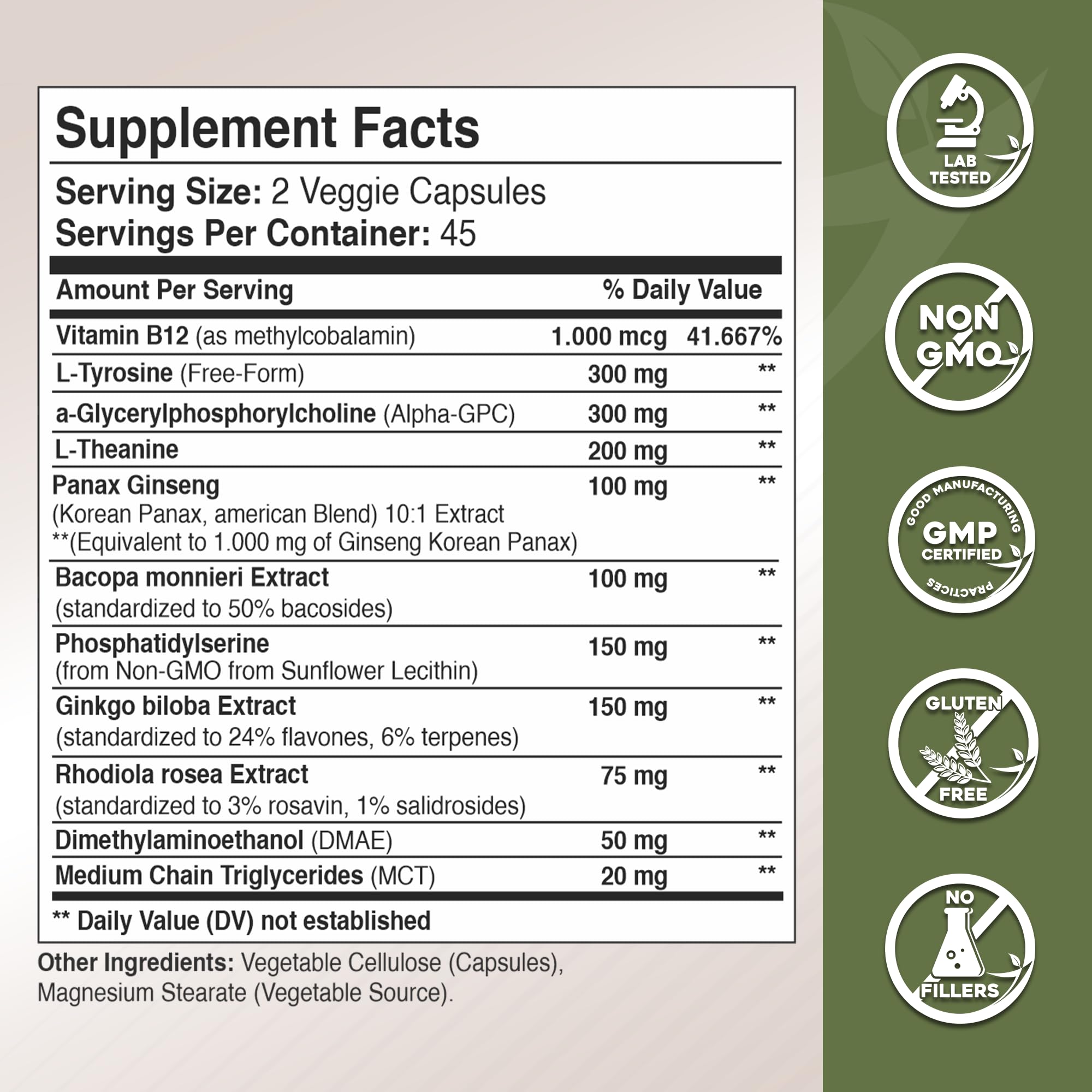 ginkgo biloba and energy boosting ingredients