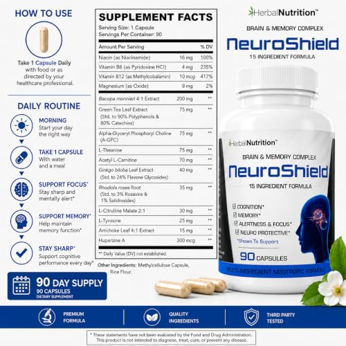 ginkgo biloba antioxidant-rich formula