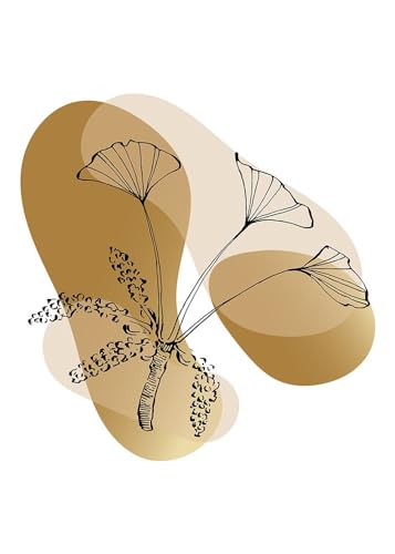 ginkgo biloba art highlighting health benefits