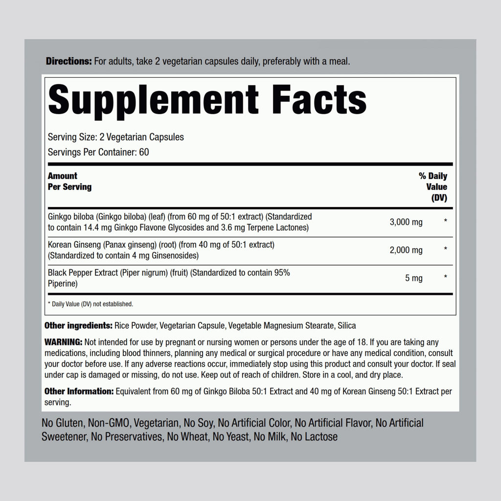 ginkgo biloba benefits for memory